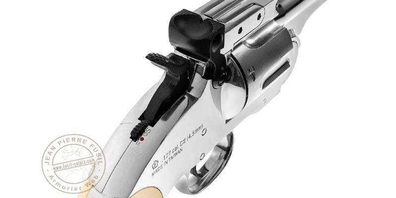 ASG Schofield CO2 revolver .177 - JP Fusil Couleur Silver