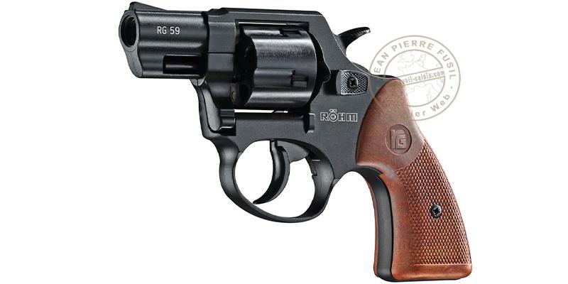 Revolver d'alarme Rohm RG59 à blanc / gaz 9mm RK - Armurerie JP Fusil ...