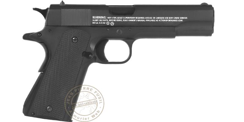 Pistolet a plomb 4.5mm BB CO2 ASG 1911 US-C - Blowback - JP Fusil