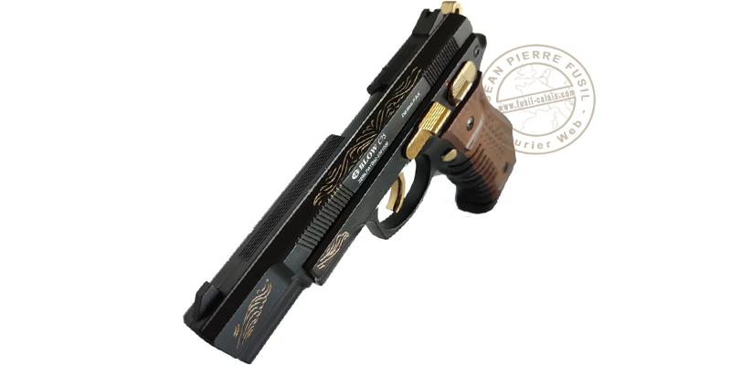 9 mm PAK blank pistol BLOW C75 "El Nino" - JP Fusil Stock Wood style