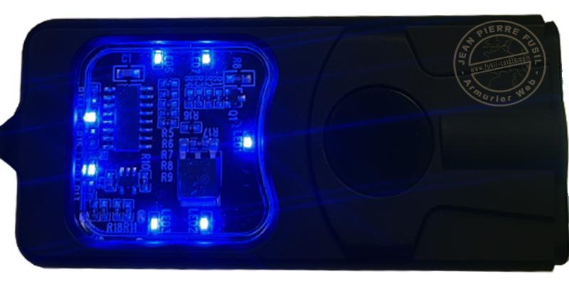 Compact stun gun PIRANHA 2,500,000 V + light - JP Fusil